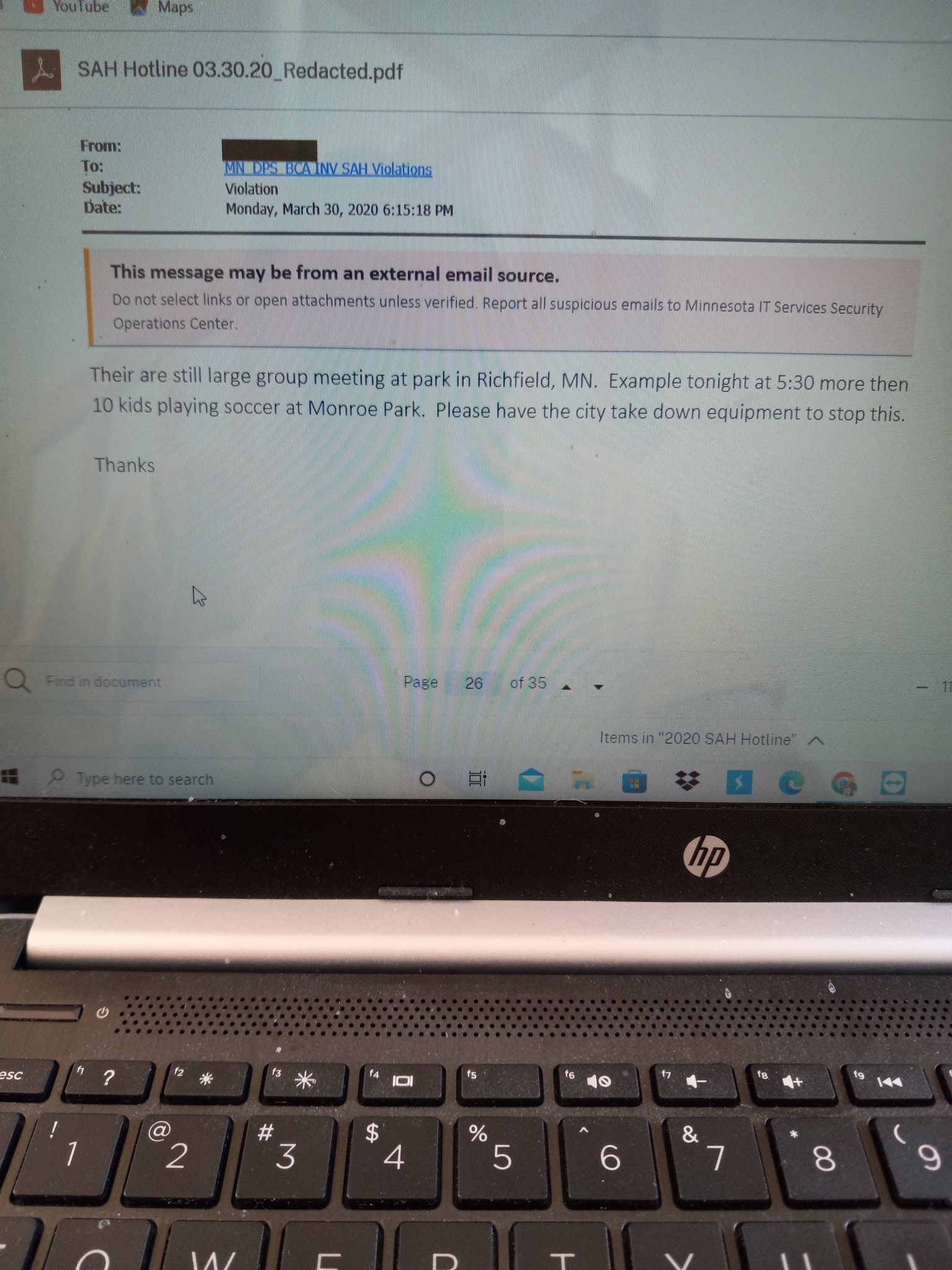 Emails to Walz’s COVID Snitch Line Released. - Minnesota Free State